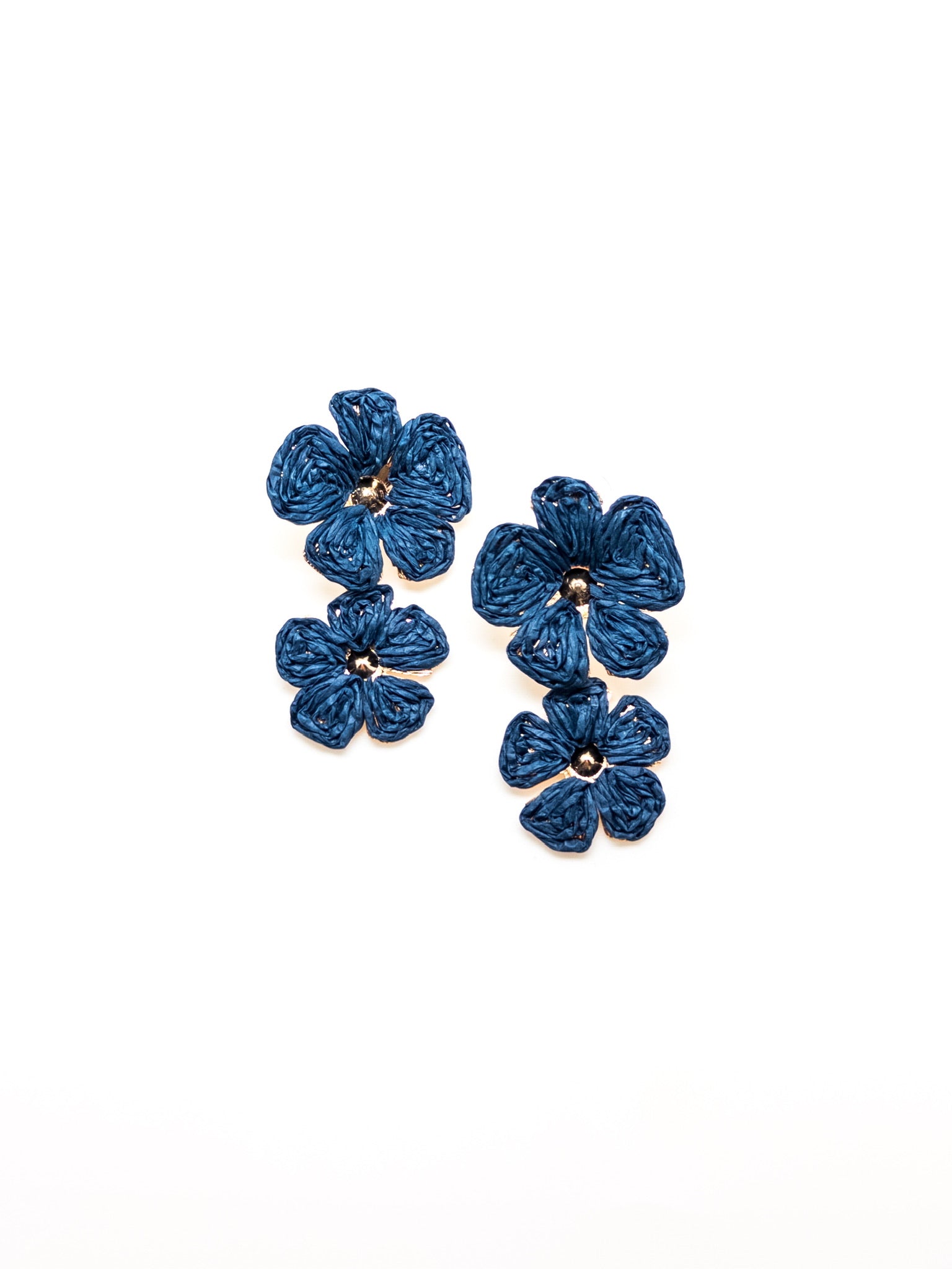 Odelia Earrings in Dark Blue – Ardor Boutique